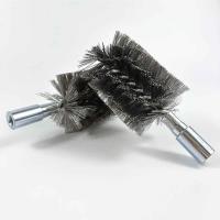 China Indusrial Double Spiral Steel Wire Boiler Tube Cleaning Brush for Heating Exchanger Equipment for sale