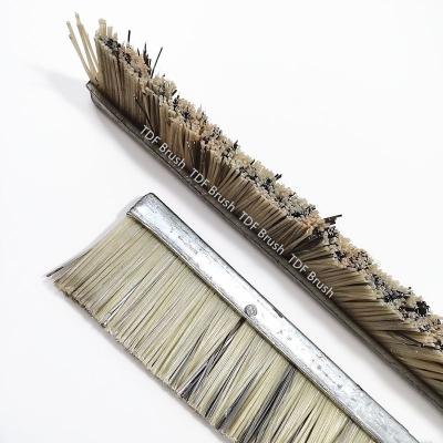 China PP Mixed Steel Wire Strip Brush - Mold Cleaning & Surface Treatment for Concrete Brick Making Machines for sale