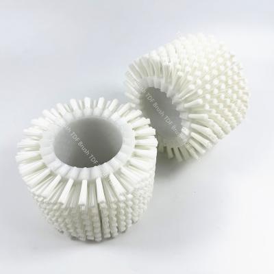 China Industrial Grade Zig-Zag Modular Roller Brush with Customizable Bristles for Partial Replacement for sale