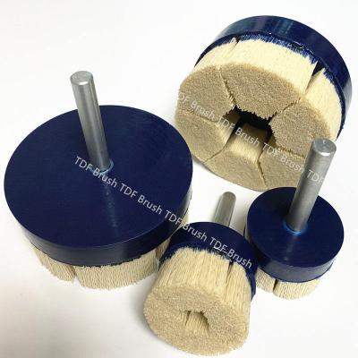 China Ceramic Fiber Abrasive Filament Disc Brush - Industrial Precision Finishing Tool for sale