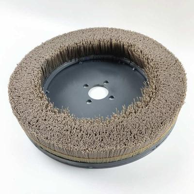 China Aluminum Oxide Abrasive Filament Disc Brush CNC Compatible Customizable Precision Finishing Tool for sale