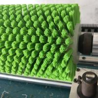 China Potato Carrot Cleaning Peeling Washing Nylon Cylinder Rotary Roller Brushes for sale