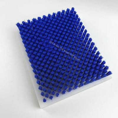 China High Density PVC base Nylon Lath Brush CNC Machine Sealing Brush for sale
