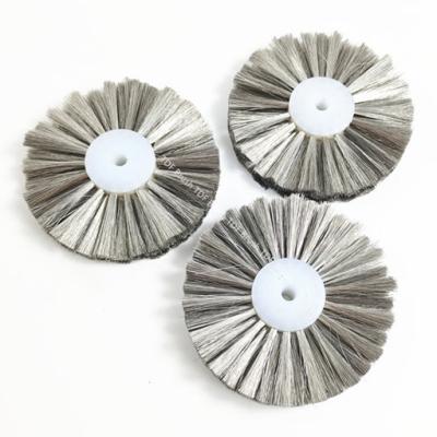 China Stainless Steel Wire Wheel Brush With Plastic Hub For Jewelry Polishing And Tarnish Removal for sale