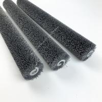 China Abrasive Filament Brush Roller Gray Nylon SiC For Metal Deburring And Polishing for sale