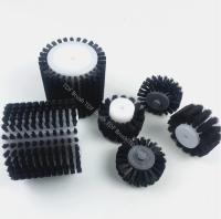 China Industrial Brush Wheel & Roller Nylon Bristle Plastic Core Deburring Cleaning Tool for sale