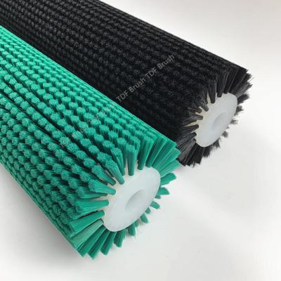 China Industrial Nylon Brush Roller for Precision Cleaning for sale