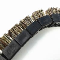 China Toothed Timing Belt Brush with Boar Bristle and Reinforced Nylon Plastic Chain for Stable Stenter Overfeeding and Conveyor Cleaning for sale