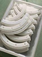 China Curved Nylon Bristle Semicircle Industrial Plate Brush for Conveyor Cleaning and Deburring for sale