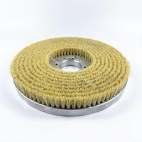 China Industrial Sisal Disc Brush with Natural Sisal Fiber and Aluminum Alloy Base for Metal Polishing and Deburring for sale