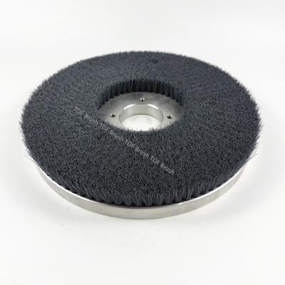 China Abrasive Filament Disc Brush with Aluminum Base for Metal Deburring and Oxide Removal for sale