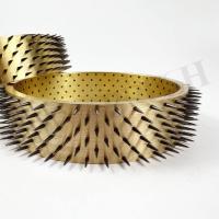 China Brass Perforating Pin Roller with Customizable Pin Density for High-Speed Production Micro-Perforation for sale