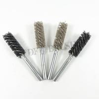 China Abrasive Nylon Tube Brush Silicon Carbide & Aluminum Oxide Internal Hole Deburring Pipe Brush for CNC Drilling Machine for sale