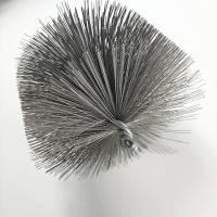 China 304 Stainless Steel Chimney Brush with Customizable Diameter for Electric Drill Flue Cleaning for sale