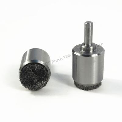 China Stainless Steel Wire End Brush for Precision Deburring with Customizable Diameter Flat Face for sale