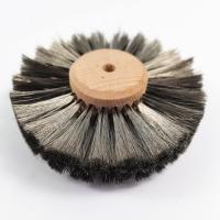 China Hardwood Hub Stainless Steel Wire Wheel Brush for Jewelry Polishing and Deburring with Customizable Size for sale