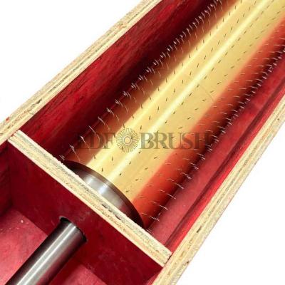 China Brass Spiked Perforating Pin Roller / Micro Perforation Needle Roller for Plastic Film for sale