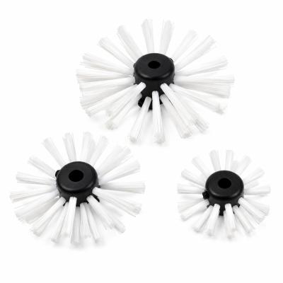 China Industrial Rotary Tube Coating Brush with Radial Nylon Filaments for Pipeline Lining Surface Prep and and CIPP Rehabilitation for sale