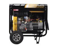 China 180A 10HP 5KW Portable Diesel Generator-Single Phase for sale