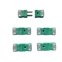 China K Type Customized Thermocouple MINI Plug Round Chromel Alumel Pin for sale