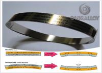 China Water Heater Elements Bimetallic Material 1.0mm Thickness With Spool / Coil Package for sale