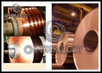China Bright Surface Pure Metals 99.90 % Soft Commutators Pure Copper Strip 0.2mm X 250mm for sale