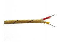 China EX-HB-HB-0.3 Type E Thermocouple Cable 400C Fiberglass 100M/Roll for sale