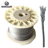 China PWHT Cr20Ni80 Stranded Nickel Wire Rope 2.76mm For Ceramic Pad Heater for sale