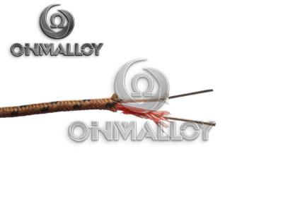 China Yellow / Red 0.71mm K Type Thermocouple Cable With High Temp Insulation ANSI 96.1 for sale