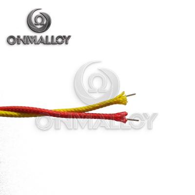 China Chromel / Alumel Conductor Thermocouple Cable Type K With Fiberglass Insulation for sale