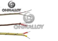 China Diameter 24AWG Insulated Thermocouple Wire With Fiberglass Shiled for sale