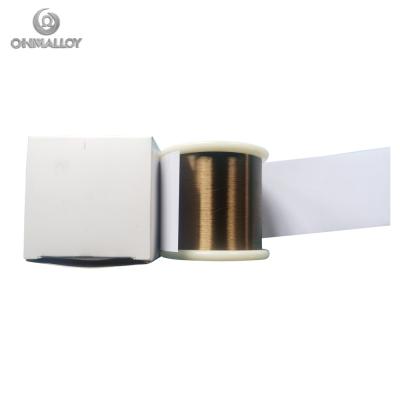 China Enameled Ni80Cr20 Wire 0.015mm with Good Insulation Performance and High Resistivity for Heating Elements for sale