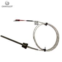 China 2 Wire Type PT100 Temperature Sensor 0.5mm - 10mm Diameter for sale