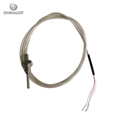 China 3 Wire Type PT100 Temperature Sensor 10mm Probe for sale