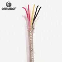 China Nickel Pleated Copper Extension Cable RTD PT100 PFA Insulated SUS Sheath 6 Cores 2 Pairs for sale