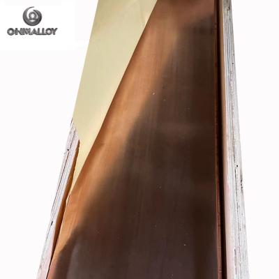 China High Strength C17200 Beryllium Plate 140 X 140 X 1800mm For Switch Parts for sale