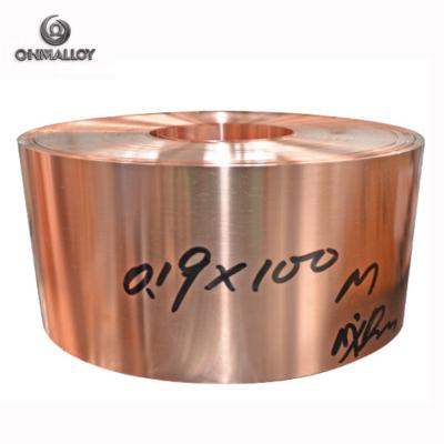 China 0.05-2.0mm CuNi10 Strip | Stable Resistivity | Instrumentation Resistors | Low Temperature Coefficient | ROHS for sale