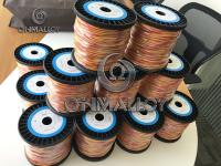 China Dia 0.67mm Type K KP KN Thermocouple Wire / Cable 500 Degree Fiberglass for sale