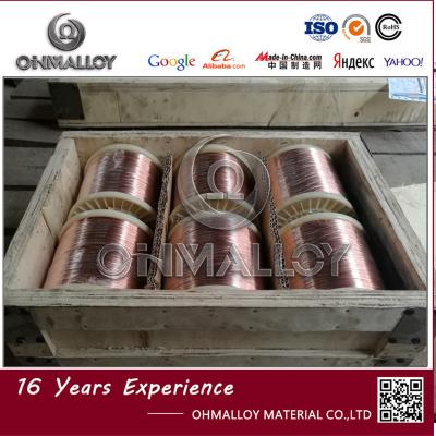 China Enameled Automotive Heating Wire CuNi6 Strand Wire 0.32ohm/M / 0.46ohm/M for sale
