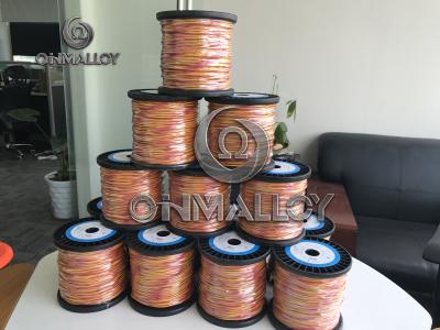 China 20 AWG Type K Thermocouple Compensating Cable 600 Degree Insulation Material for sale