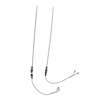 China Mineral Insulated K Type Thermocouple With 2 Contacts Connector SS304 Sheath Extension Cable for sale