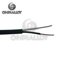 China Diameter 0.5mm Shielded J Type Thermocouple Cable With Stainless Steel Braid for sale