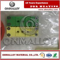China 1 Pair Miniature Type K Thermocouple Connector / Rapid Joint IEC Standard for sale