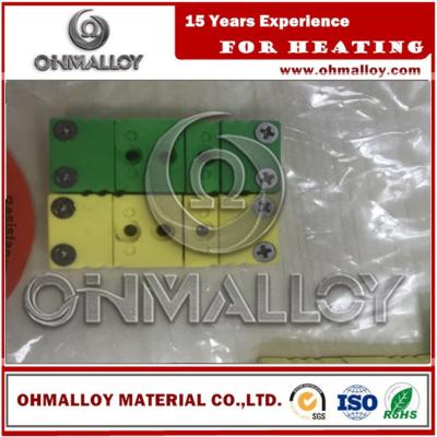 China 1 Pair Miniature Type K Thermocouple Connector / Rapid Joint IEC Standard for sale