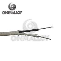 China Custom Thermocouple Cable Single Glass Braid W/ Fiberglass Jacket for sale