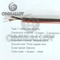 China ANSI Standard Type T 4x0.51mm² Cross Section Tinne Copper Wire for sale