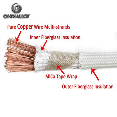 China Industrial-Grade Mica Tape Impregnated High-Temp Wire UL-Certified -80°C To 500°C for sale