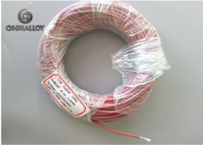 China Fiberglass Silicon Rubber Insulated Resistance Wire NiCr Heating Wire 300V Rated Voltage for sale