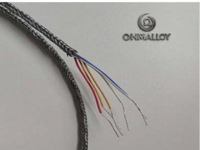 China Stainless Steel Braid Cable 7 / 38awg Stranded Silver Plated Copper Conductors Extruded FEP Insulated for sale