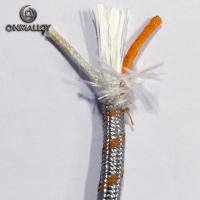 China Type BX RX Thermocouple Cable  Fiberglass Insulated Ss304 Sheath for sale